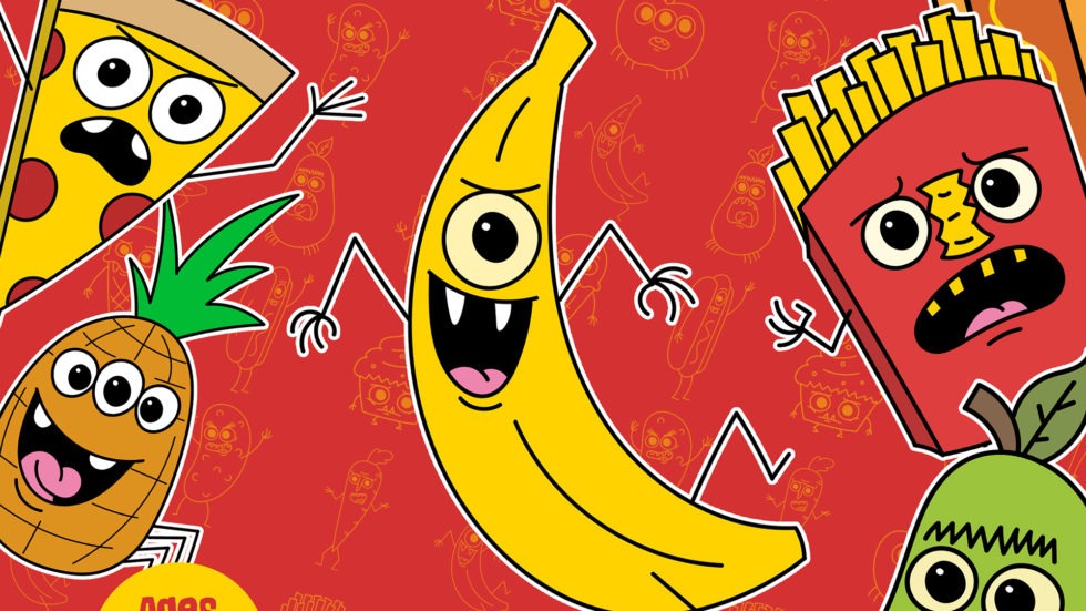 How To Draw A Silly Banana Monster. Free Activity Page For Kids