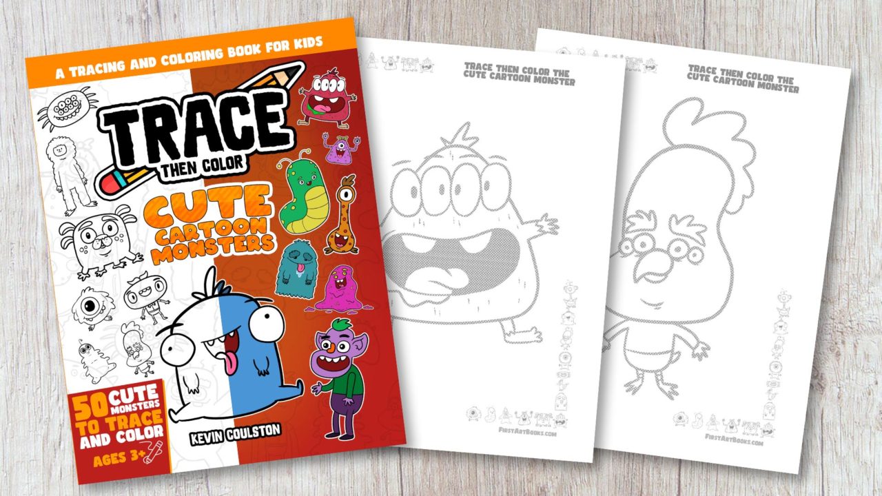 Trace Then Color | #1 Tracing And Coloring Activity Book Series For Kids