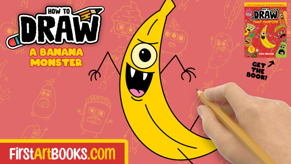 Video Drawing Tutorial: How To Draw A Banana Monster In Just 7 Minutes ...