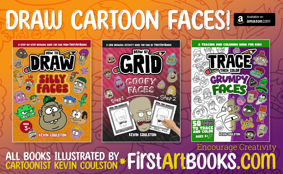 How To Draw A Silly Face (Free Drawing Page) | FirstArtBooks.com