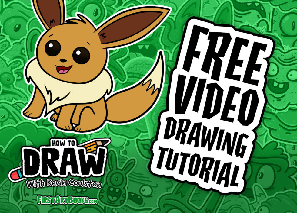 Free Video Drawing Tutorial: How To Draw Eevee From Pokémon - Gotta ...