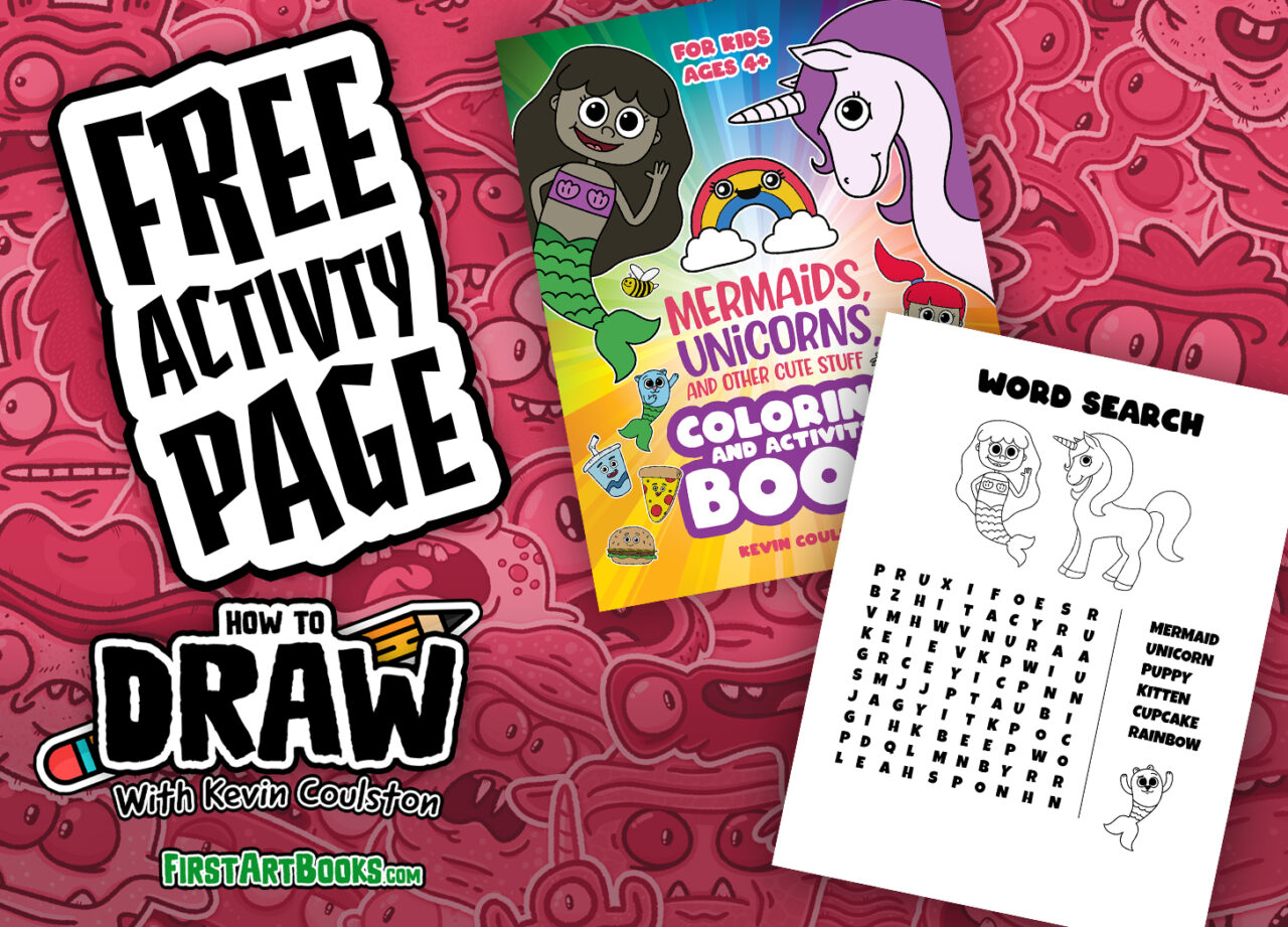 Free Activity Page: Mermaids And Unicorns Word Search - Fun And Cute ...