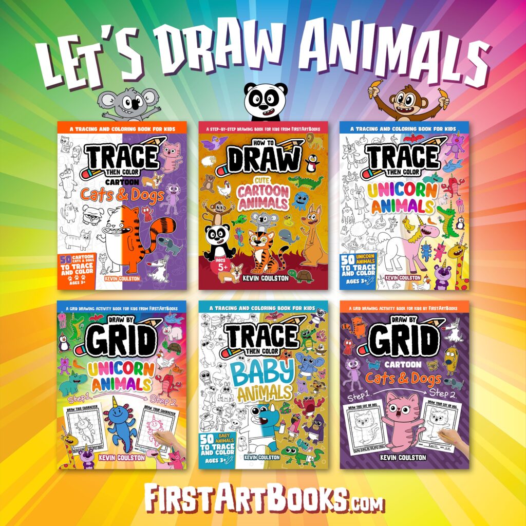 Check Out These Fun Animal Drawing Books For Kids! Step-by-Step ...