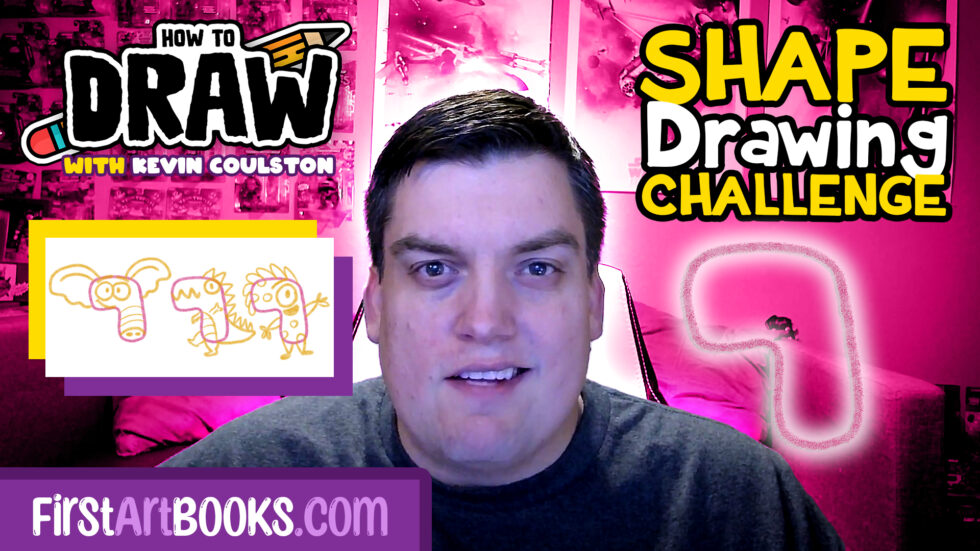 Video Drawing Tutorial: Shape Drawing Challenge #2 | Turn 1 Shape Into ...