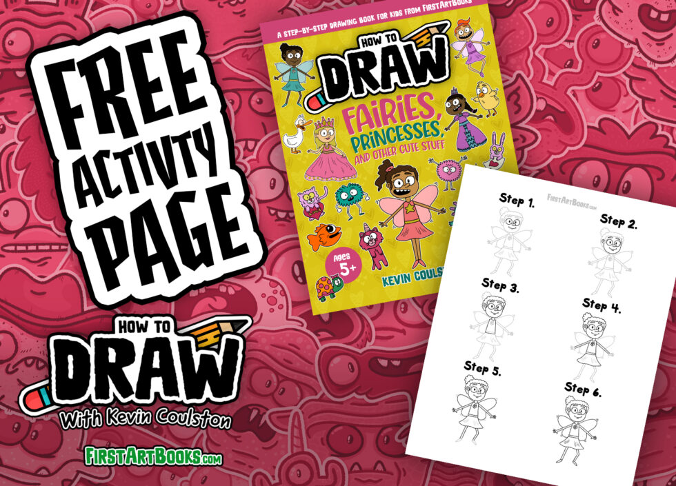 Free Activity Page: How To Draw A Fairy In 6 Easy-to-Follow Steps | Fun ...
