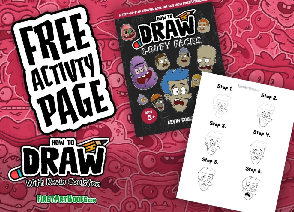 Free Activity Page: How To Draw A Shocked Expression | A Page From How ...