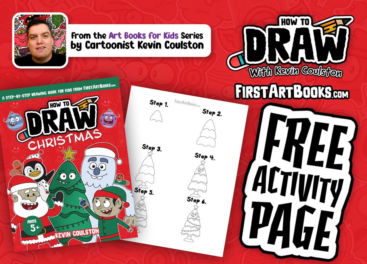 How To Draw A Christmas Tree In 6 Easy-to-Follow Steps | A Free ...