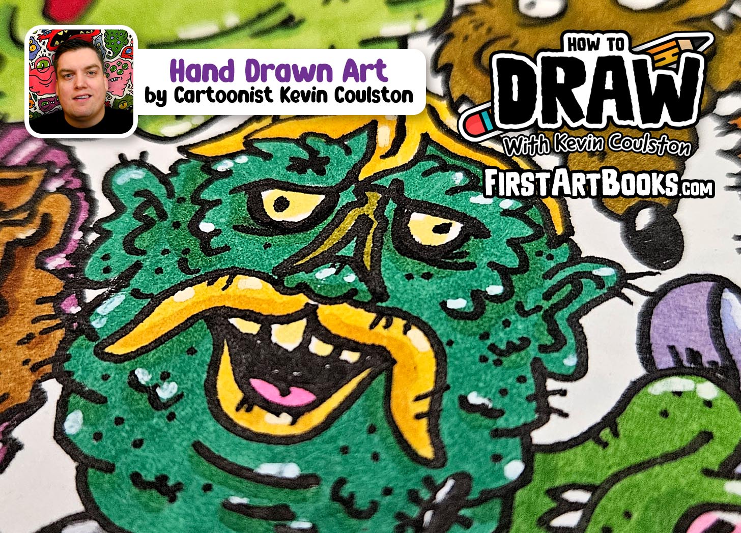 Drawing Muckman From Ninja Turtles In My Crusty Goobers Style | How To ...